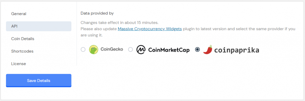 Coinpaprika Add-on - Blocksera Store
